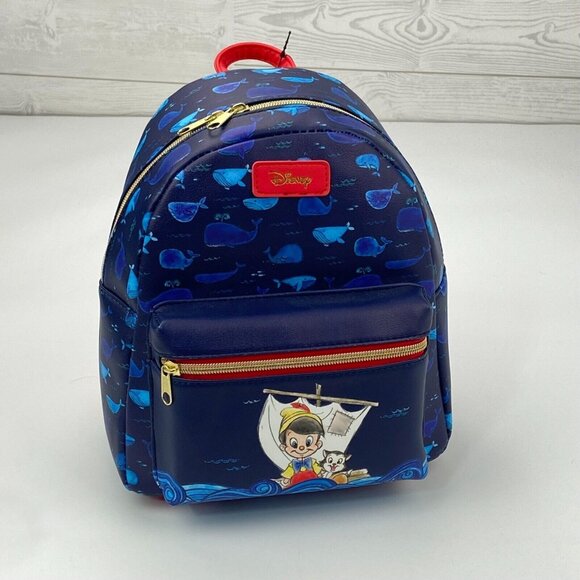 Loungefly | Bags | Nwt Disney Loungefly Pinocchio Figaro Whale Mini ...